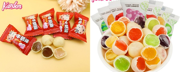 Delicious flavors thai chew candy hot selling